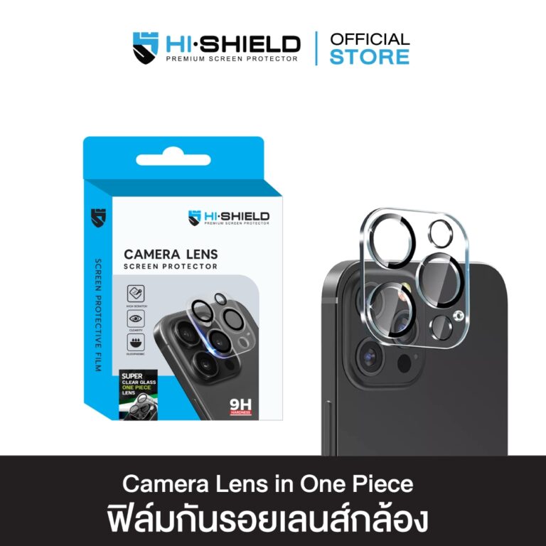 HI-SHIELD กระจกกันเลนส์ iPhone Camera Lens แบบเต็มแผ่น [ฟิล์มกล้อง ...