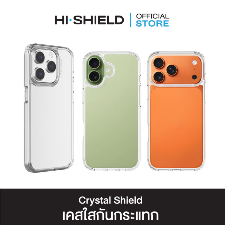 HI-SHIELD เคสใสกันกระแทก iPhone17 , iPhone16 , iPhone15 , เคส iPhone14 ...